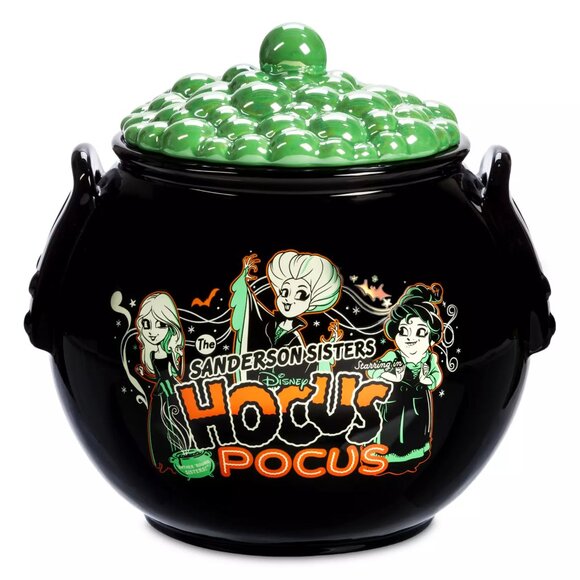 Disney | Dining | Disney Hocus Pocus Sanderson Sisters Potion Bubbling Cauldron Cookie Jar 224 ...